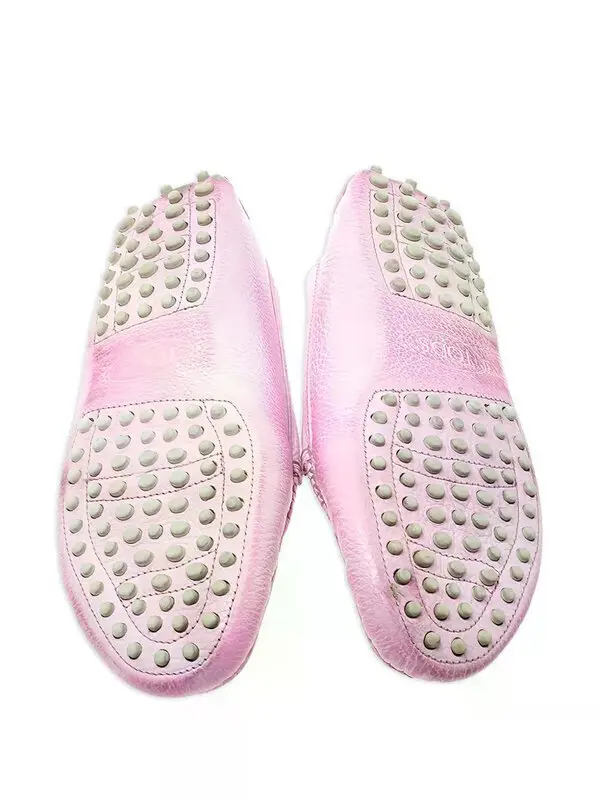 TOD'S Vintage Gommino Loafers - Pink