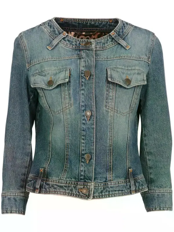 Dolce & Gabbana 2000 Cropped Denim Jacket