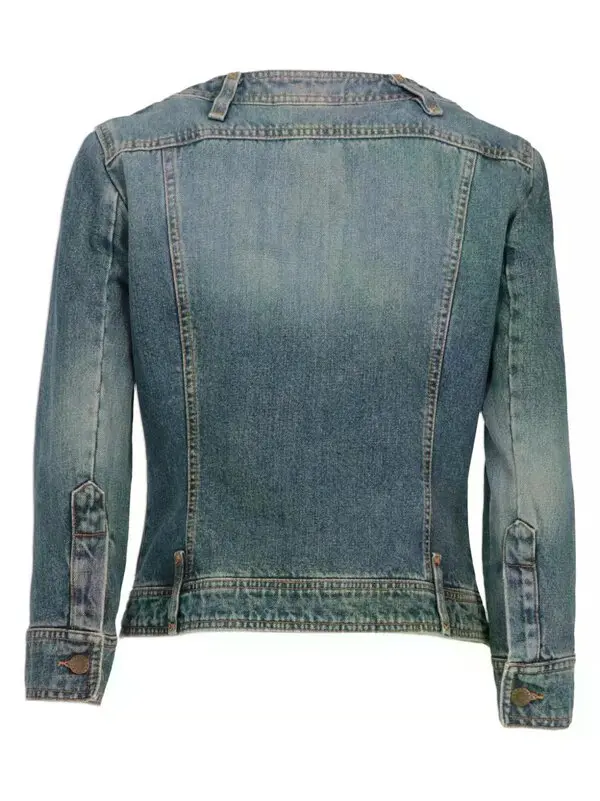 Dolce & Gabbana 2000 Cropped Denim Jacket