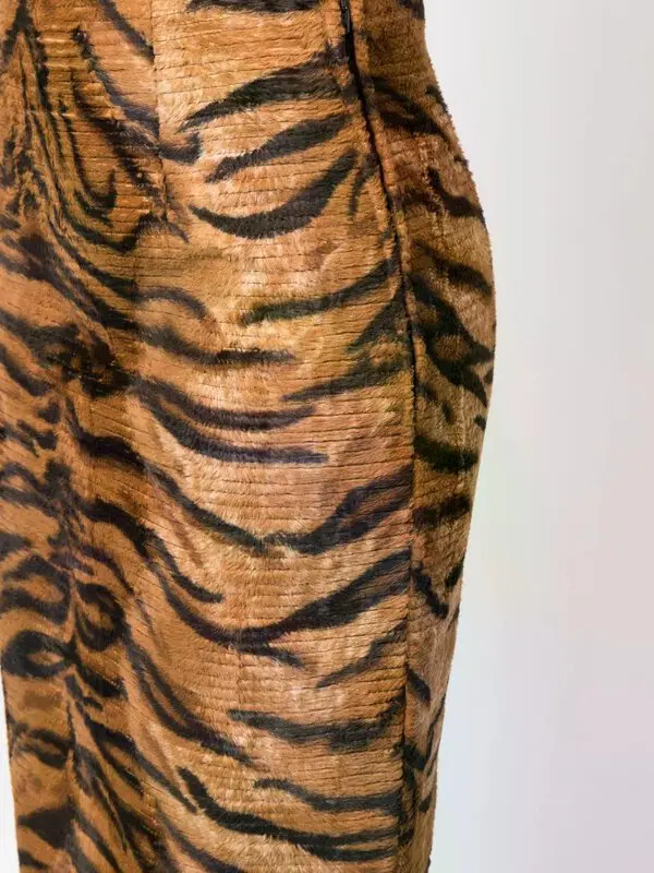 Gianfranco Ferre 1990s Animal-print Pencil Skirt
