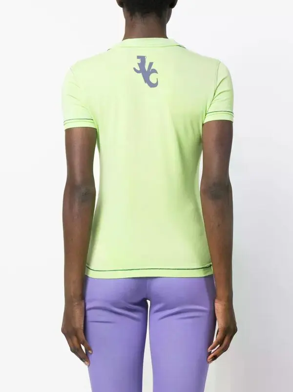 Versace 2000s Logo-print Round-neck T-shirt