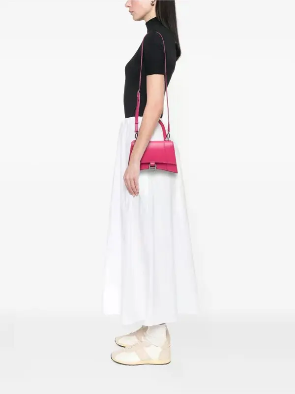 Balenciaga Small Hourglass Satchel - Pink