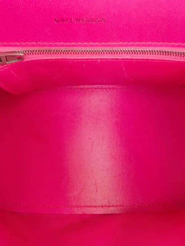 Balenciaga Small Hourglass Satchel - Pink