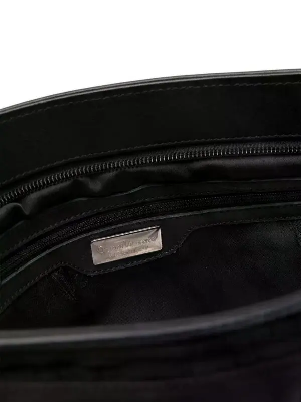Versace 1980s Logo-embroidered Clutch Bag