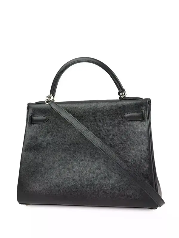 Hermès 2005 Kelly Retourne 32 Handbag - Black
