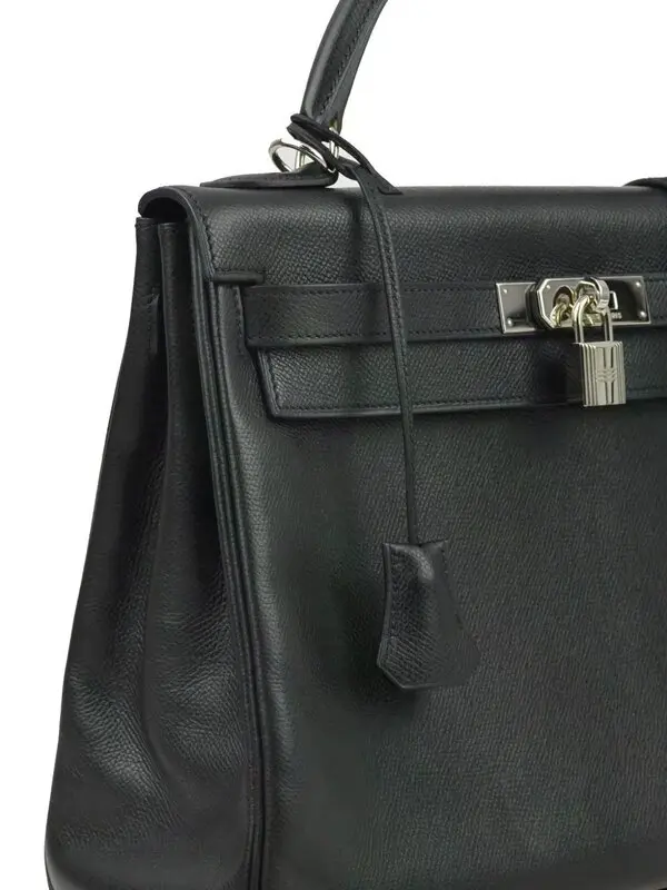 Hermès 2005 Kelly Retourne 32 Handbag - Black
