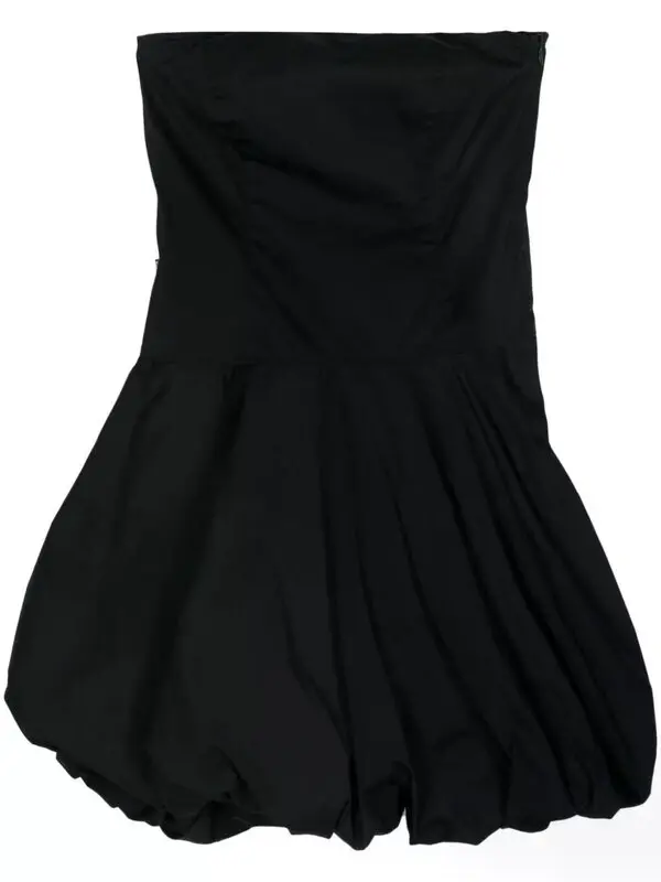 Moschino 2000s Strapless Peplum Mini Dress