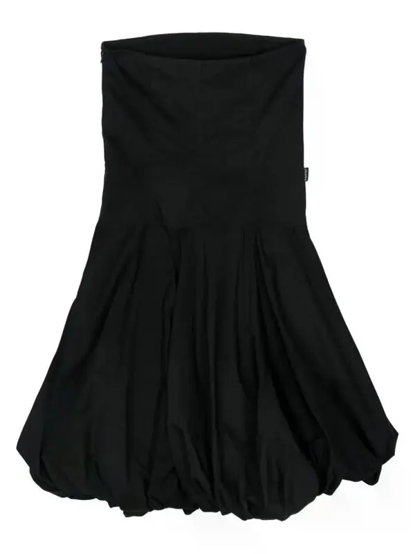 Moschino 2000s Strapless Peplum Mini Dress