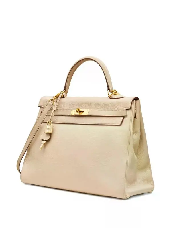 Hermès 2001 Kelly 35 Tote Bag - Neutrals