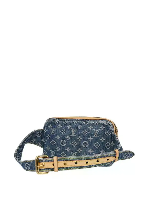 LOUIS VUITTON 2007 Monogram Denim Belt Bag