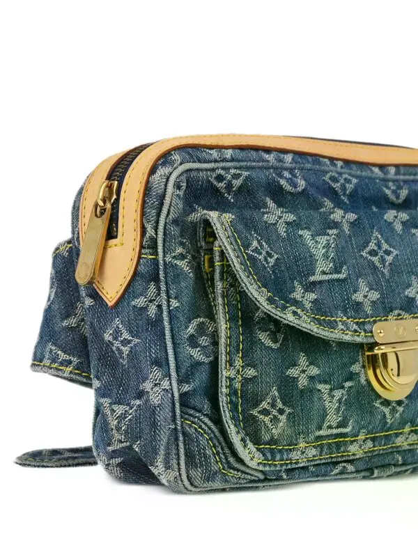 LOUIS VUITTON 2007 Monogram Denim Belt Bag
