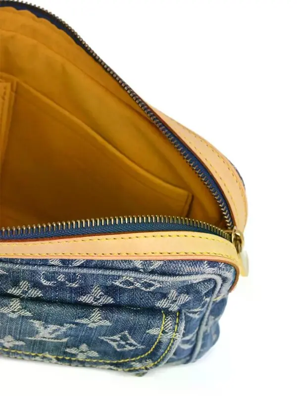 LOUIS VUITTON 2007 Monogram Denim Belt Bag