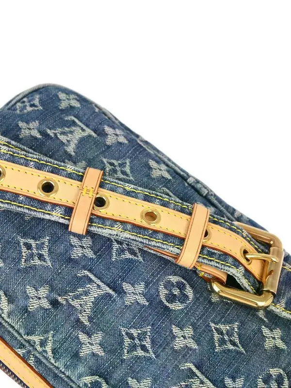 LOUIS VUITTON 2007 Monogram Denim Belt Bag
