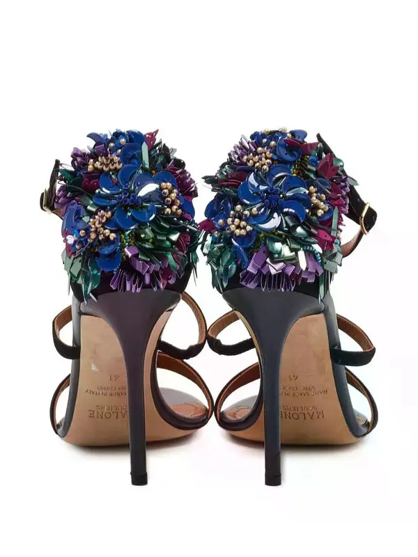 MALONE SOULIERS Embellished T-strap Sandals