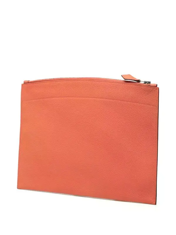 Hermès Togo Bazar Pouch - Orange