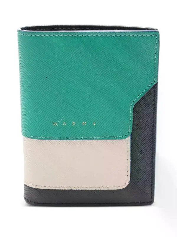 Marni 2010s Leather Wallet - Green