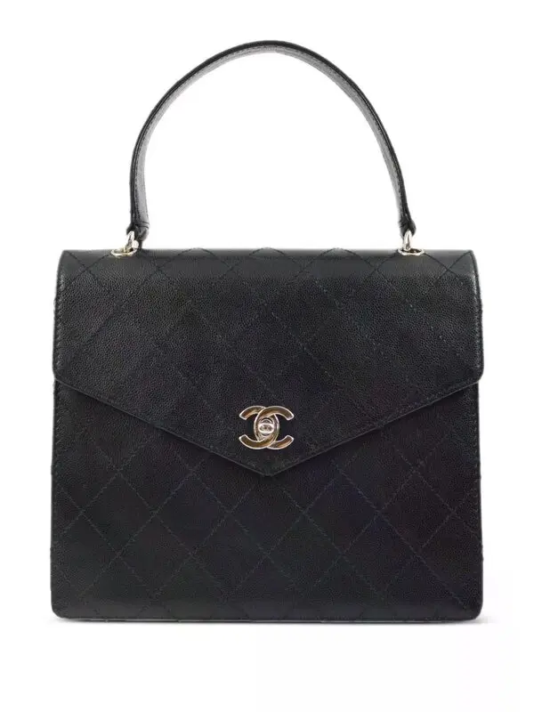 Chanel 1998 Cc Diamond-quilted Handbag