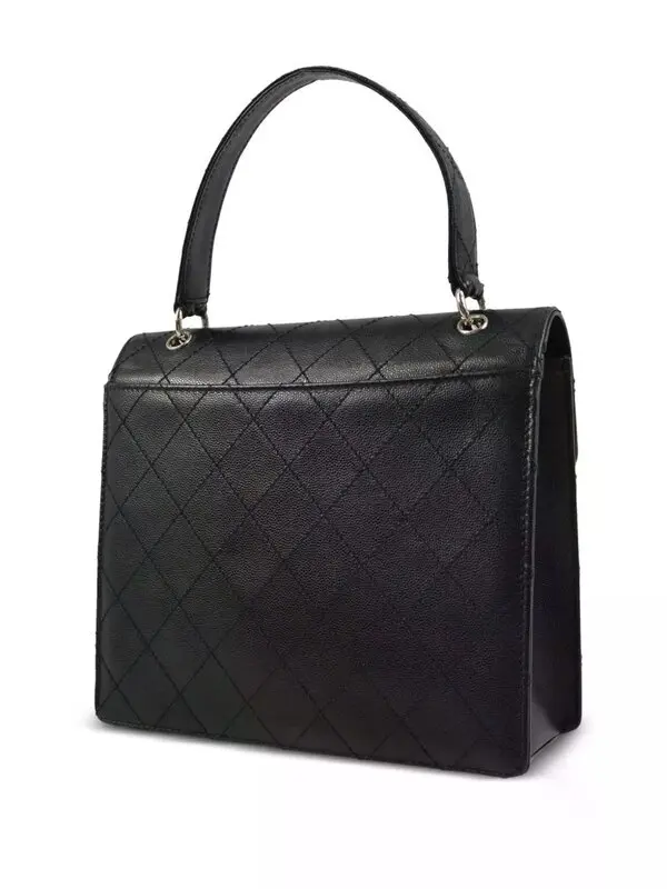 Chanel 1998 Cc Diamond-quilted Handbag
