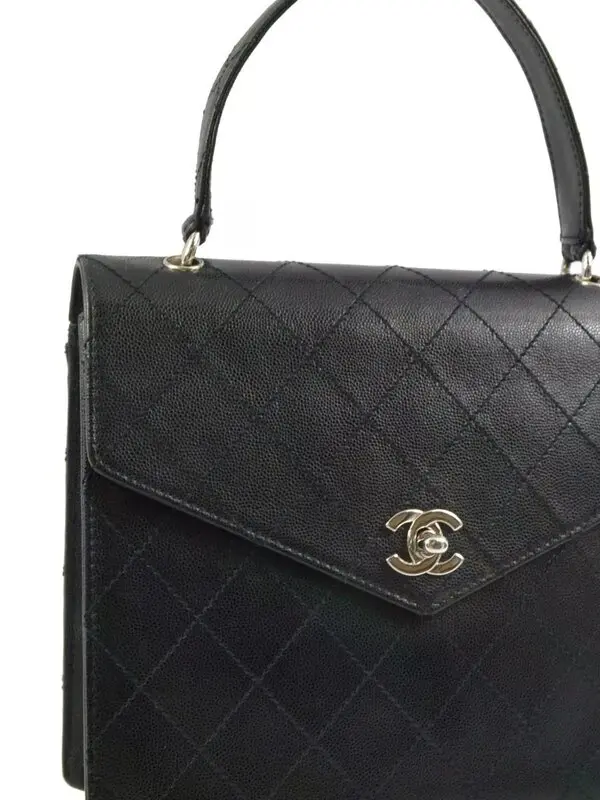 Chanel 1998 Cc Diamond-quilted Handbag