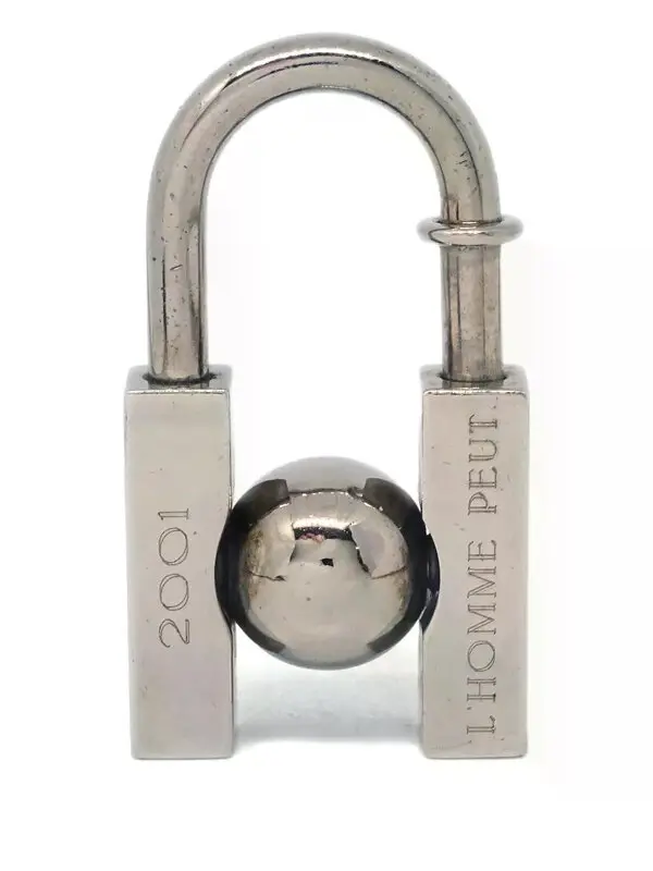Hermès Pre-owned 2001 Earth Cadena Padlock - Silver