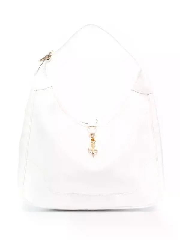 Hermès 1990s Trim Shoulder Bag - White