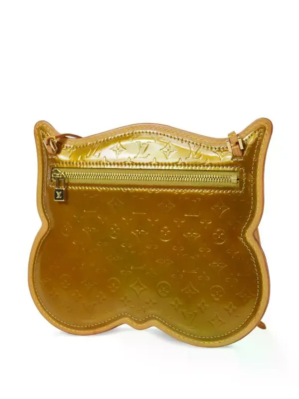 LOUIS VUITTON 2002 Pochette Conte De Fées Owl Mini Bag - Gold
