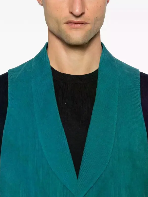 ROMEO GIGLI 1990s Shawl-collar Gilet