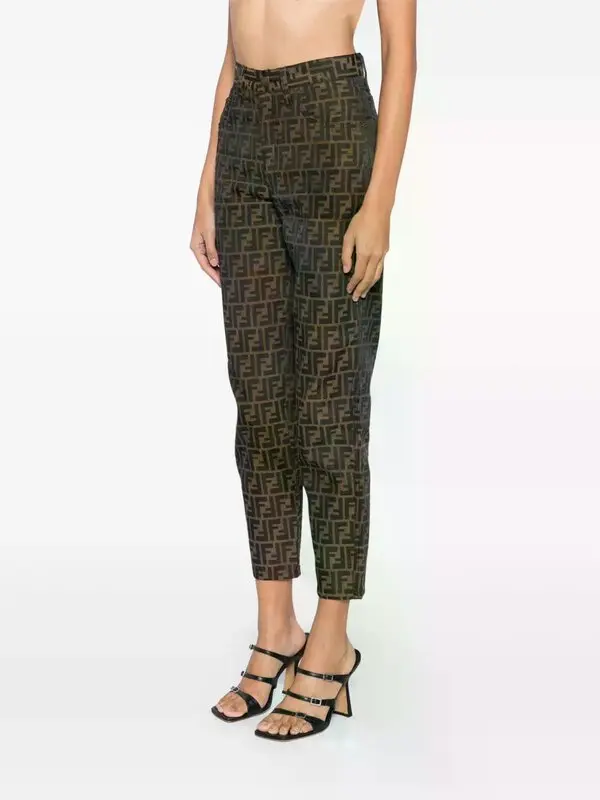 Fendi 1990-2000s Zucca Pants