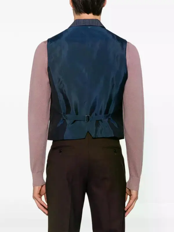 ROMEO GIGLI 1990s Double-breasted Vest - Blue