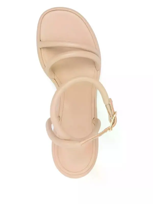 Fendi 90mm Logo-heel Sandals