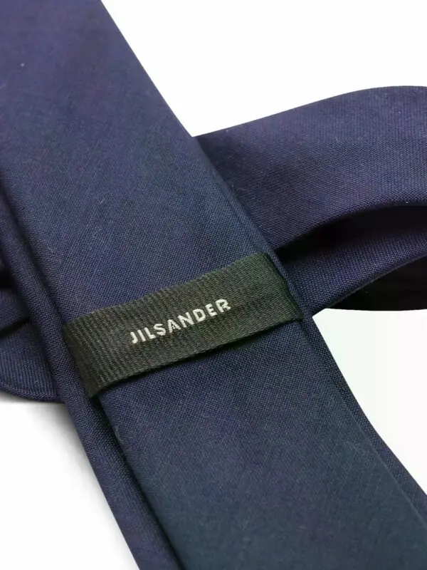 JIL SANDER Pointed-tip Wool Tie