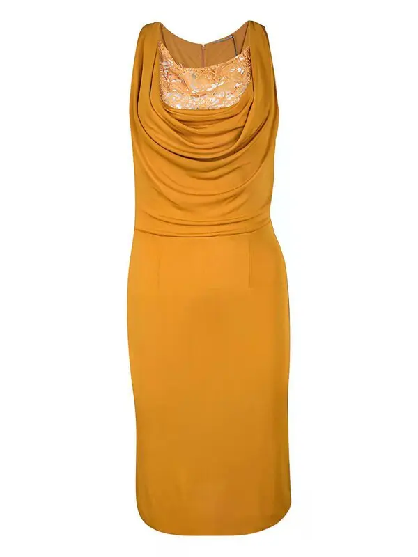Ermanno Scervino Draped Midi Dress