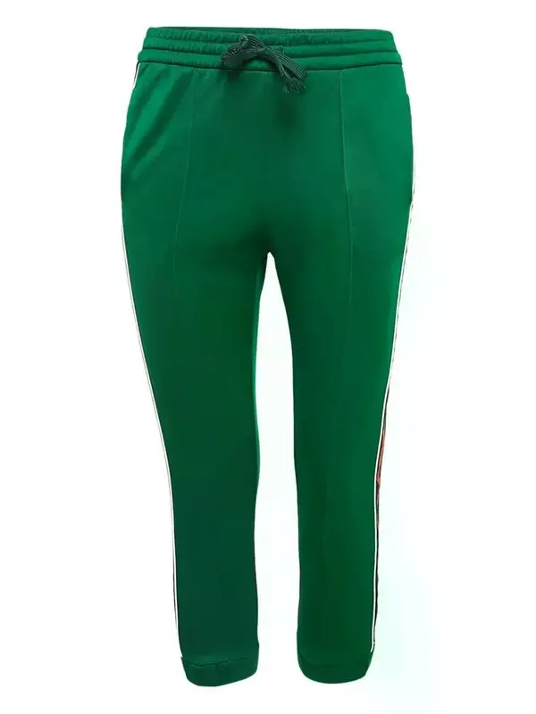 Gucci Web-stripe Jersey Pants