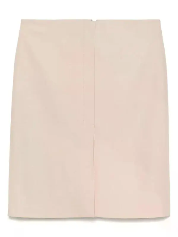 Alexander McQueen 2000s Slit Skirt - Neutrals