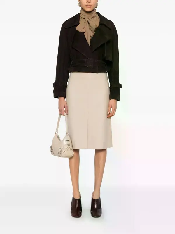 Alexander McQueen 2000s Slit Skirt