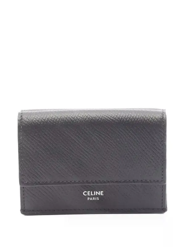 Celine 2010 Tri-fold Wallet - Black