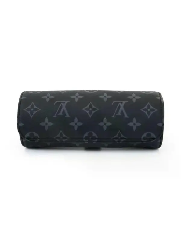 LOUIS VUITTON Monogram Eclipse 3-watch Case