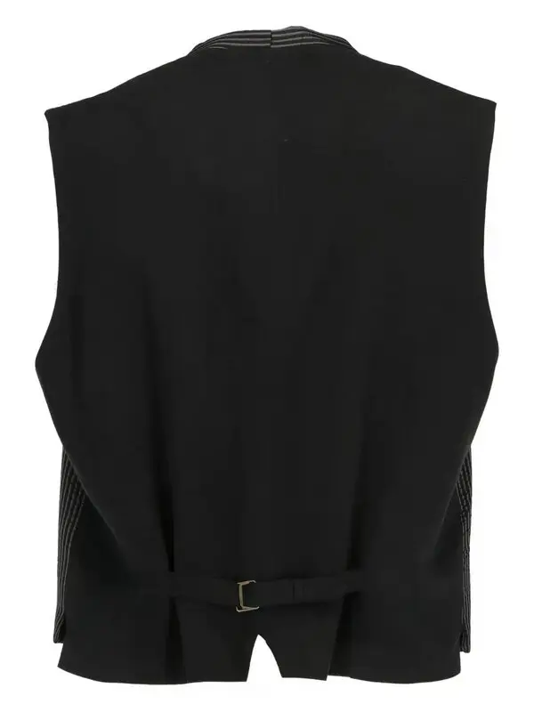 ROMEO GIGLI 1990s Striped Single-breasted Waistcoat