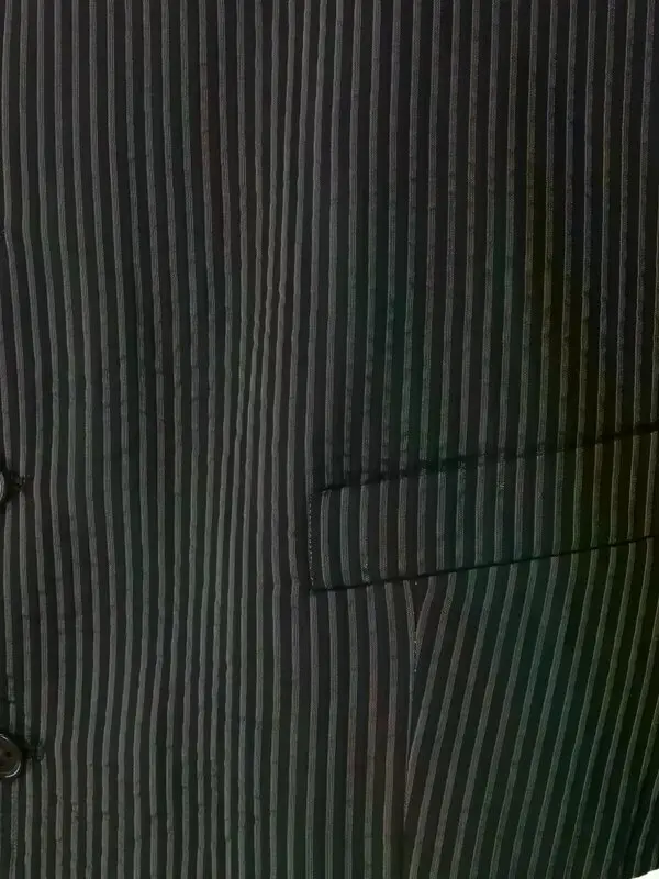 ROMEO GIGLI 1990s Striped Single-breasted Waistcoat