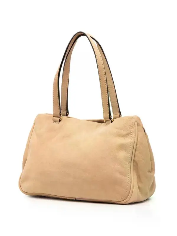 Loewe Nubuck Anagram Madrid Fringe Shoulder Bag