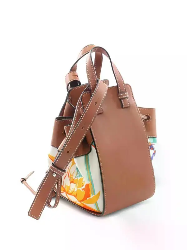 Loewe 2010s X Paula's Ibiza Mini Hammock Tote Bag - Brown