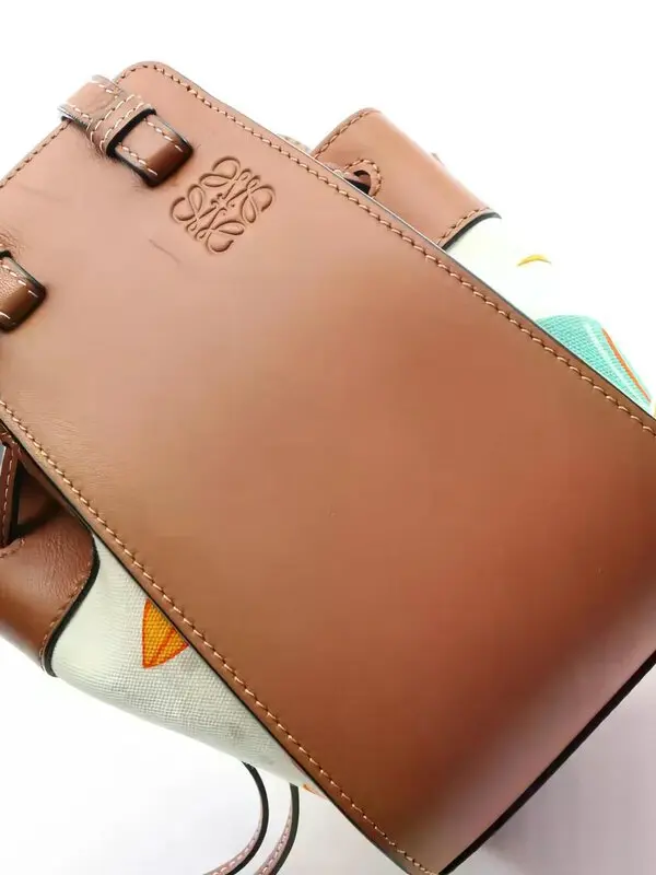 Loewe 2010s X Paula's Ibiza Mini Hammock Tote Bag - Brown