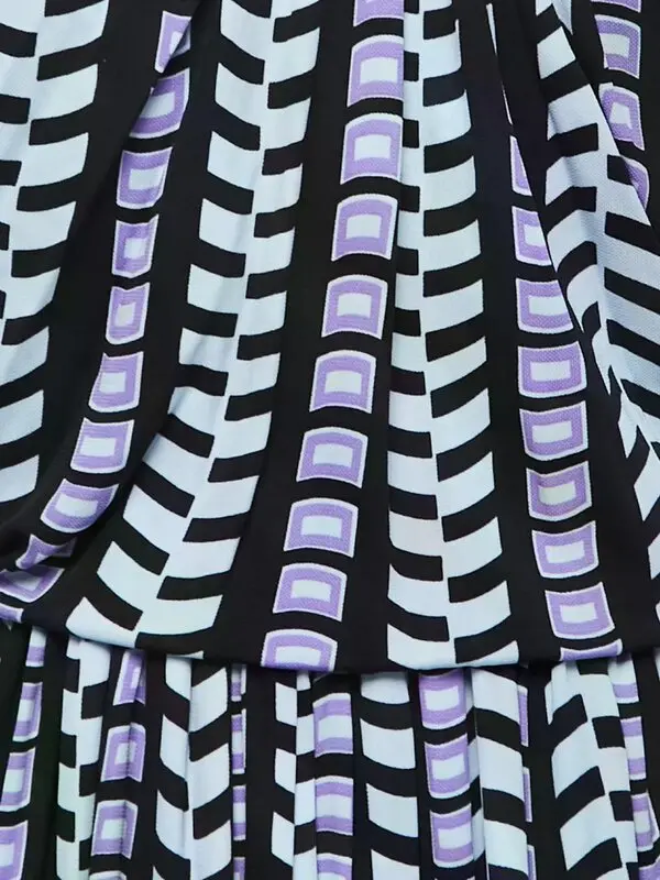 Balenciaga Geometric-print Maxi Dress
