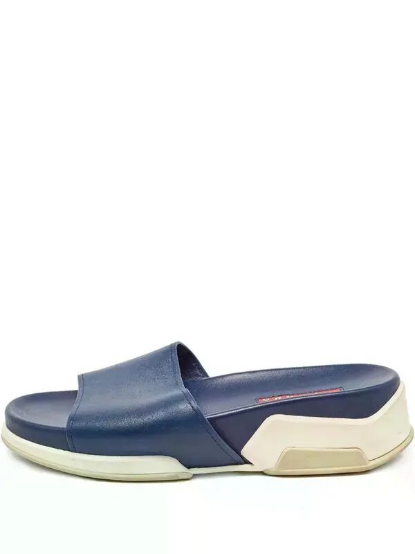 Prada Leather Slides