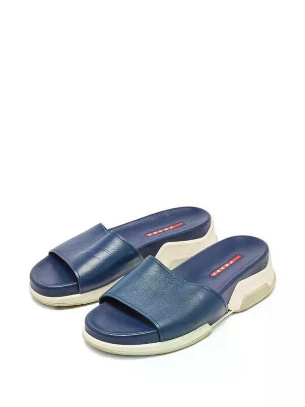 Prada Leather Slides