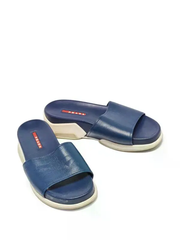Prada Leather Slides