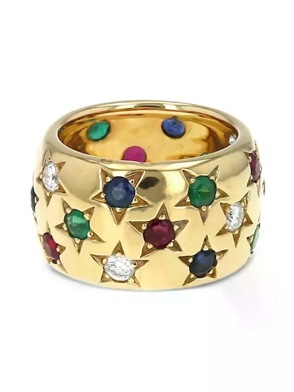 CARTIER Yellow Stones, And Diamonds Ring - Gold