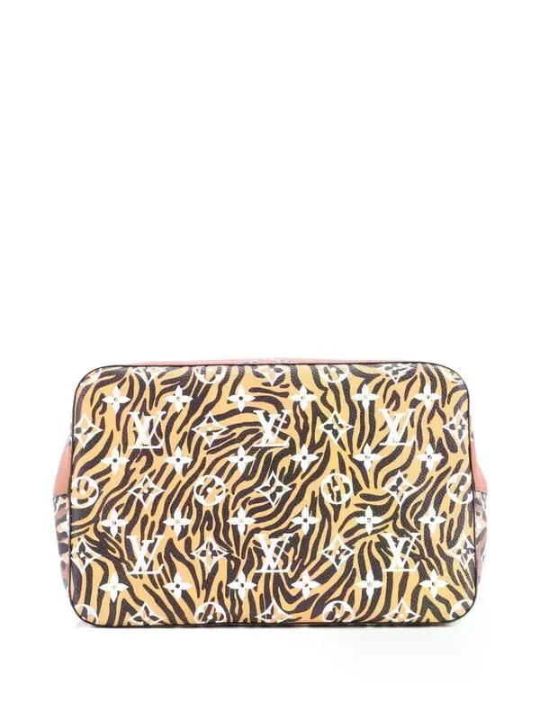 LOUIS VUITTON Neonoe Handbag Limited Edition Jungle Monogram Giant Bucket Bag - Brown