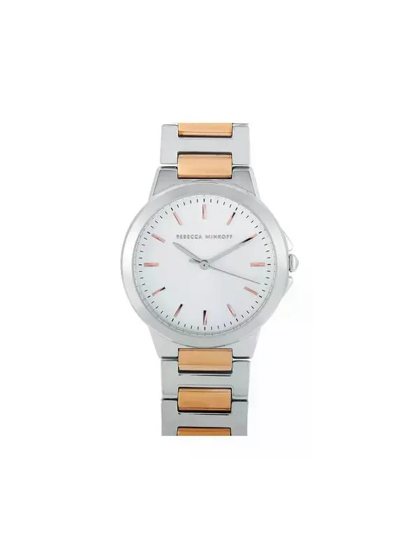 Rebecca Minkoff Cali Two-tone 34mm Watch - White