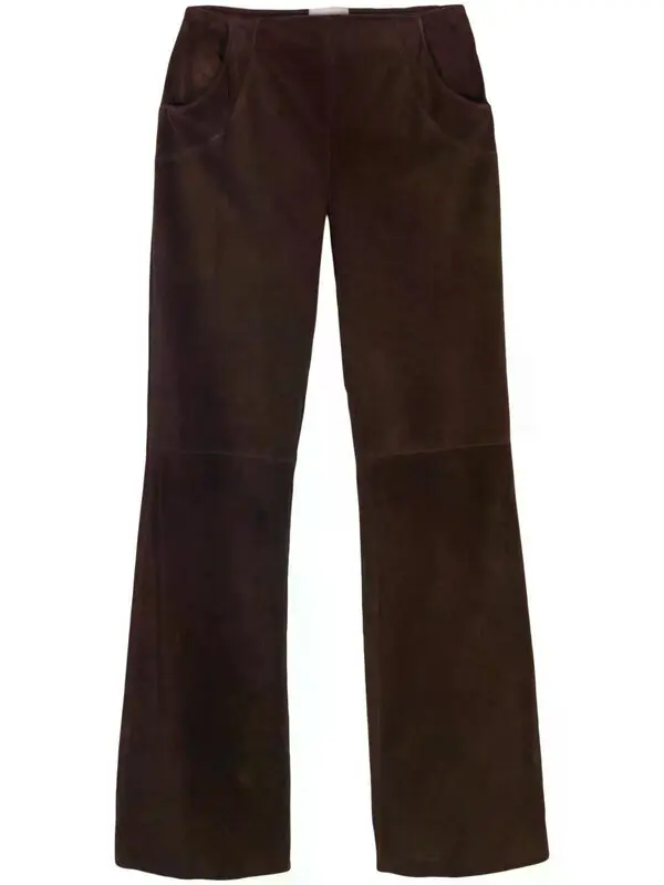 Valentino Garavani 2000s Suede Trousers